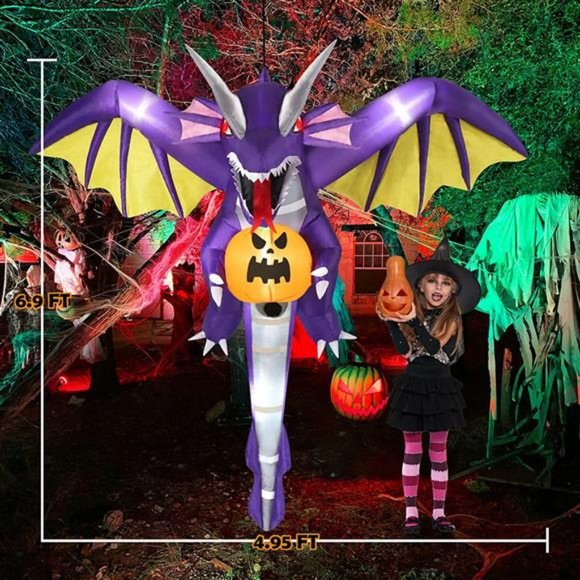 Holiday | 69 Ft Tall Hanging Inflatable Halloween Decorations Outdoor ...